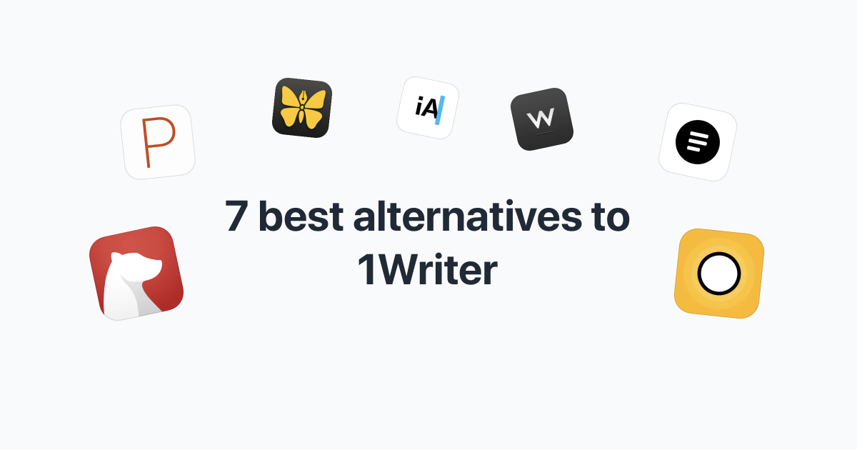 7 Best Alternatives to 1Writer