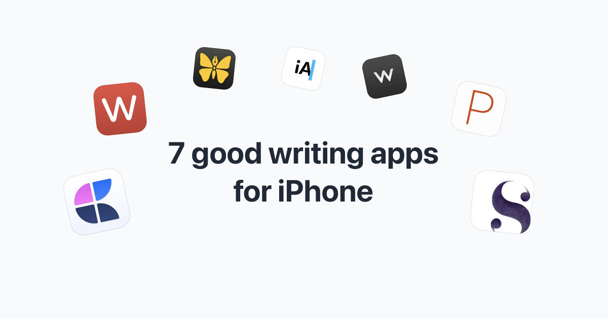 7 Good Writing Apps for iPhone