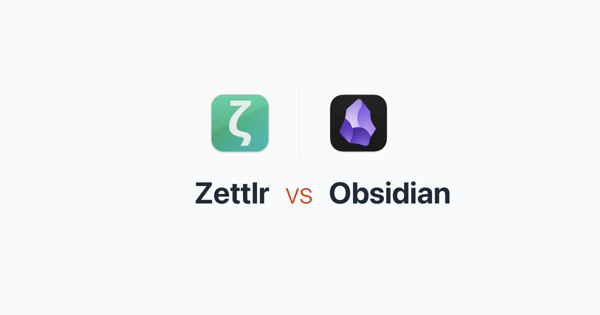 Zettlr vs Obsidian