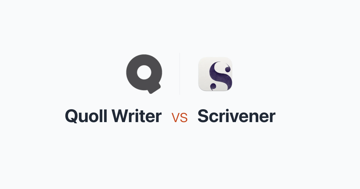 Quoll Writer vs Scrivener