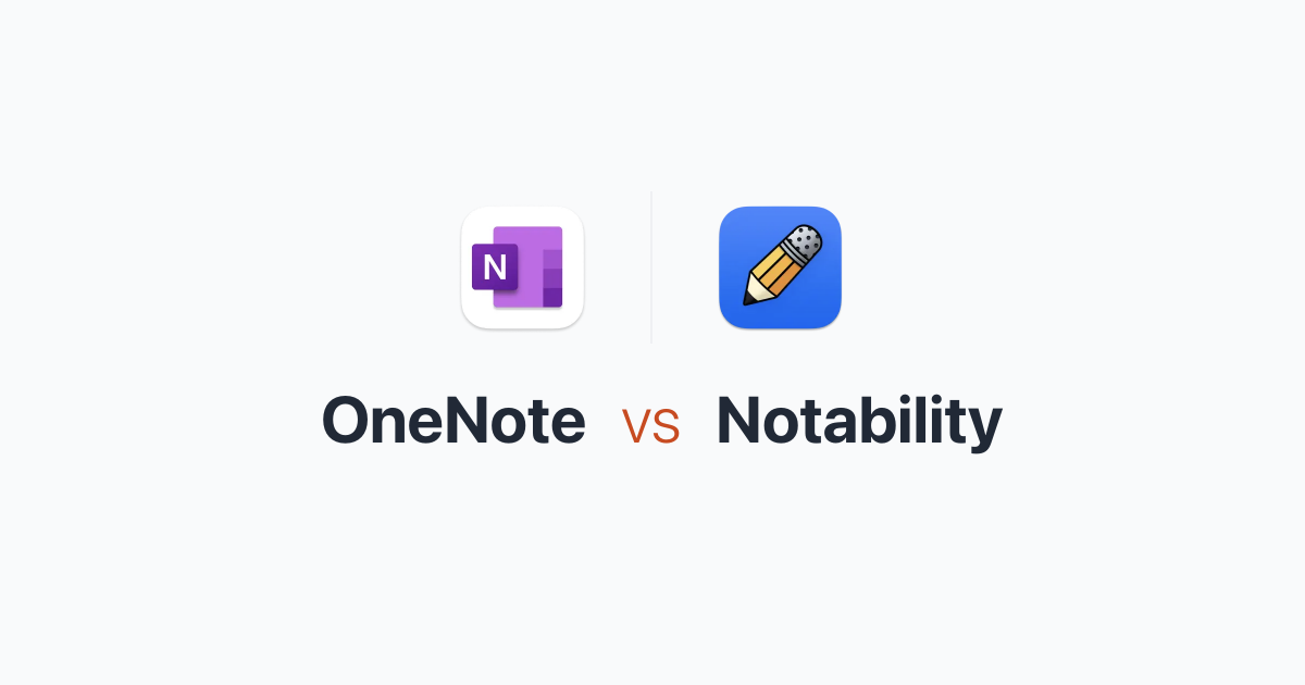 OneNote vs Notability