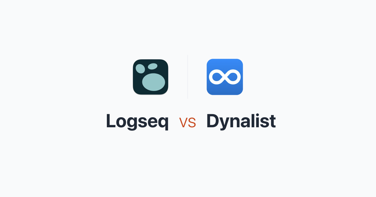 Logseq vs Dynalist