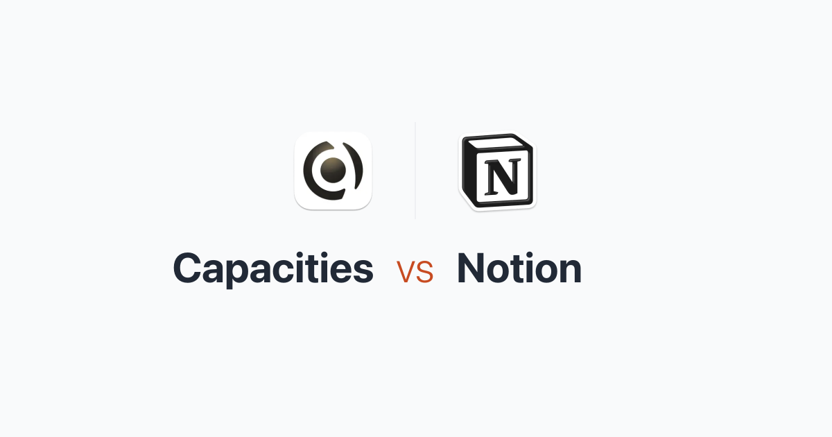 Capacities vs Notion