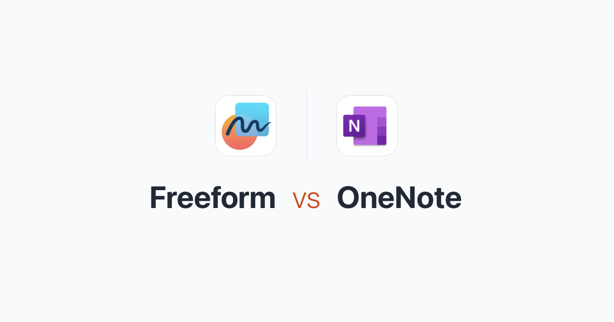 Freeform vs OneNote