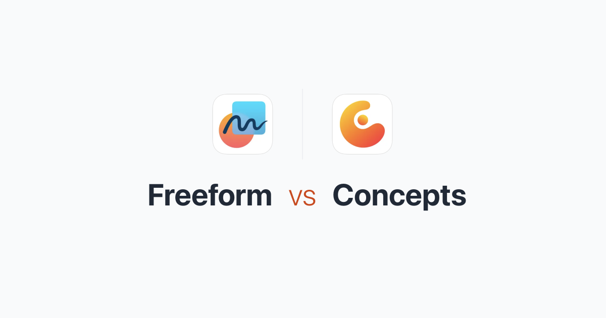 Freeform vs Concepts