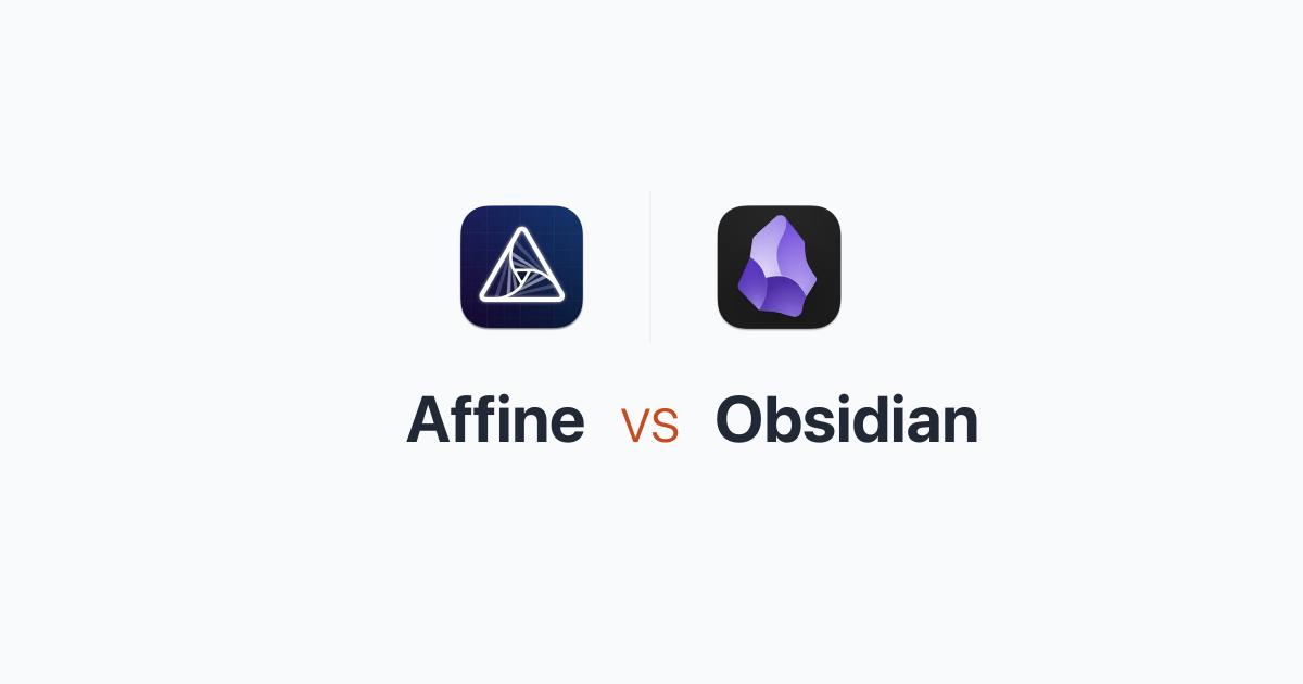 Affine vs Obsidian