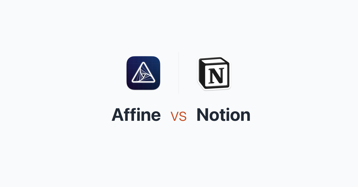 Affine vs Notion
