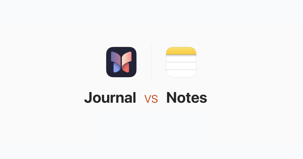 Apple Journal vs Apple Notes