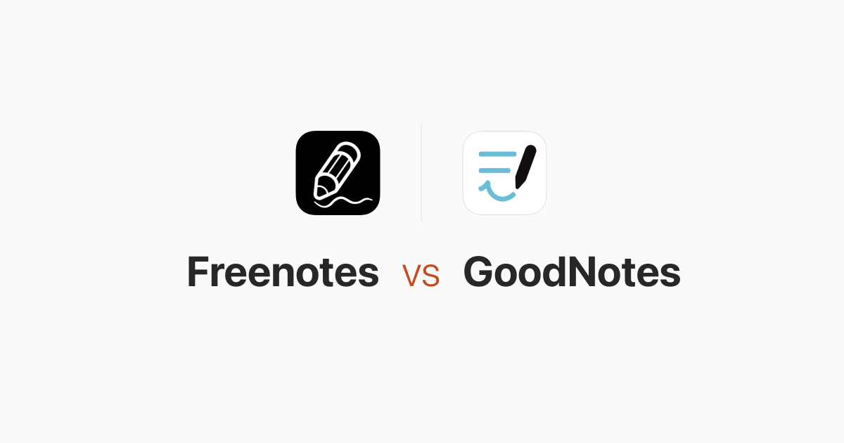 Freenotes vs GoodNotes